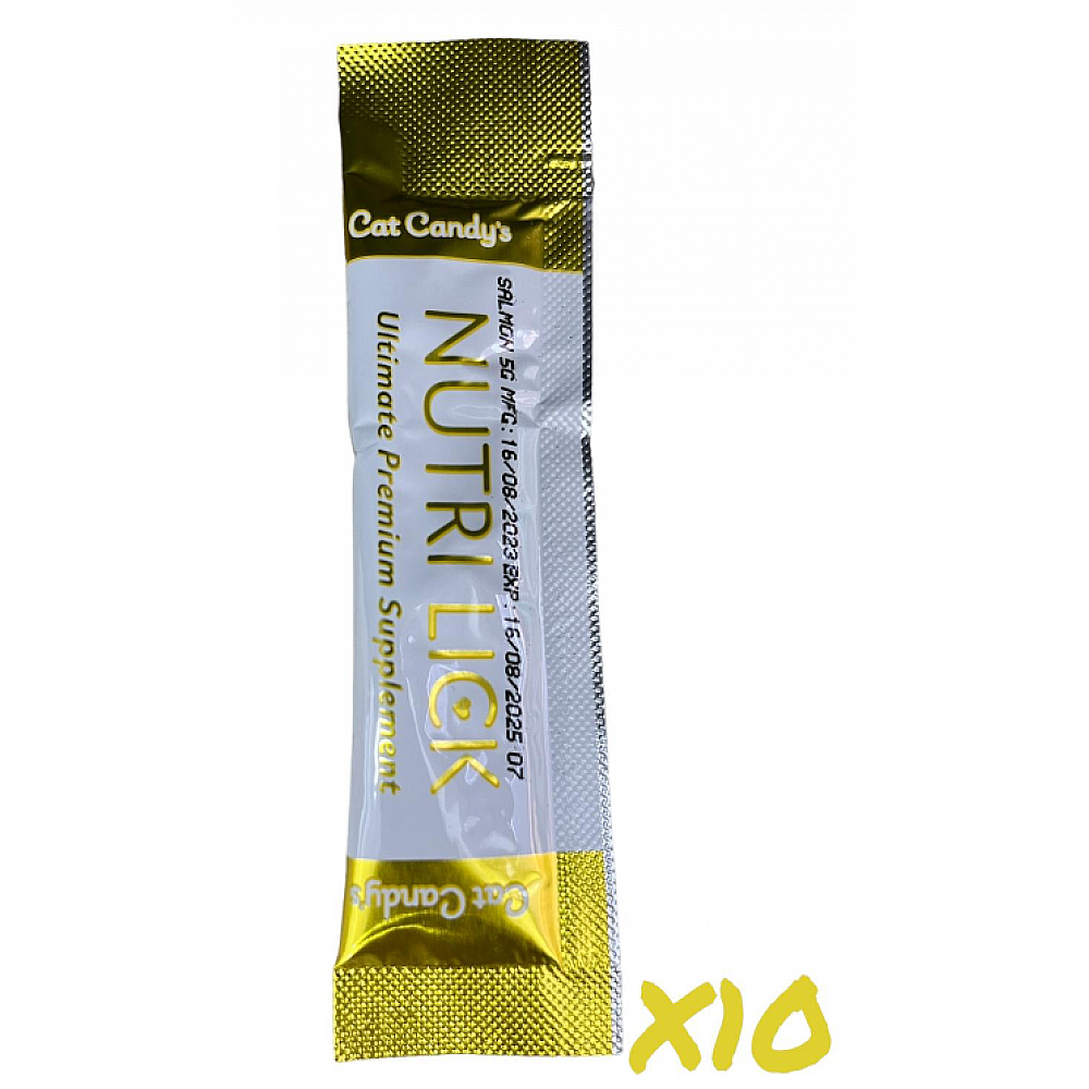Furvit Nutri Lick（鮭魚口味）貓和小貓用 5g x10 (Exp.16/08/2025)