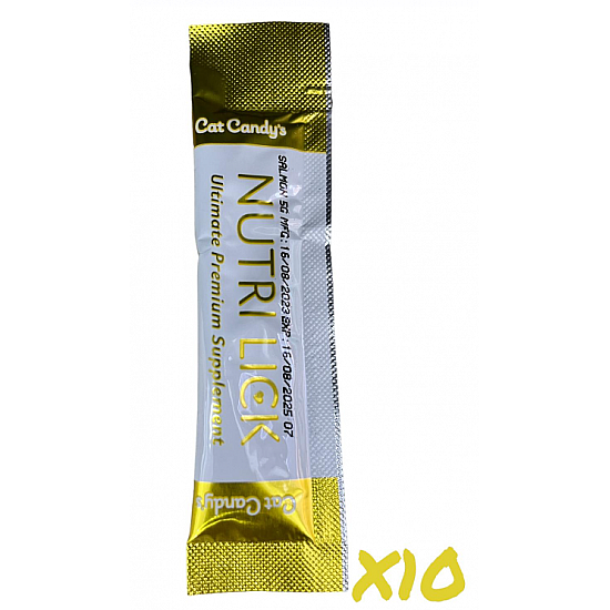Furvit Nutri Lick（鮭魚口味）貓和小貓用 5g x10 (Exp.16/08/2025)