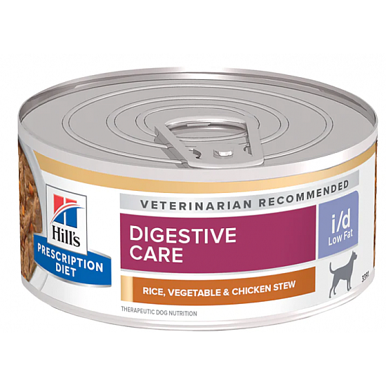 Hill's Dog i/d low fat 犬用 低脂腸胃 (燉蔬菜雞肉) 處方罐頭 5.5oz x 24