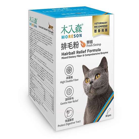 木入森 貓咪排毛粉 鮮蝦風味 30包/盒