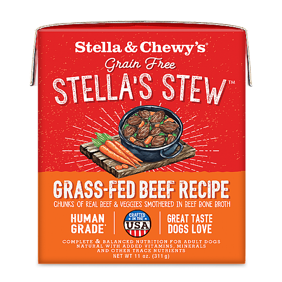Stella & Chewy's Grass-Fed Beef Stew for Dogs 燉草飼牛肉濕糧 11oz