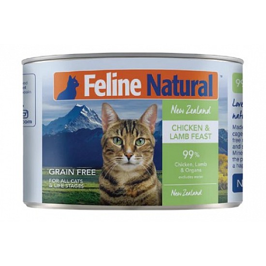 Feline Natural Chicken & Lamb 雞肉及羊肉盛宴 貓罐 貓濕糧 85g