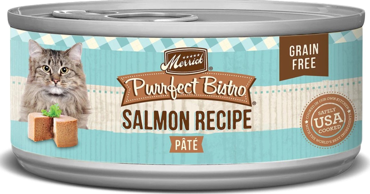 Merrick - Merrick 無穀物 三文魚肉醬 貓貓罐頭 5.5oz