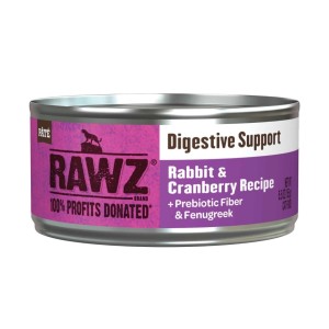 Rawz 消化系統保健配方 兔肉、蔓越莓全貓貓罐155g